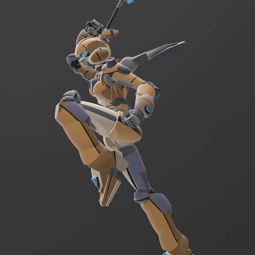 🥻 Sari Sumdac combat poses・ 3D File for 3D printing・Cults