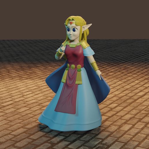 👸 Princess Zelda・Free STL File for ・Cults