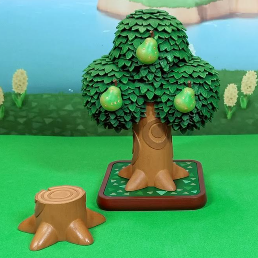 🍐 Animal Crossing Pear Tree・Бесплатный STL для 3D-печать・Cults