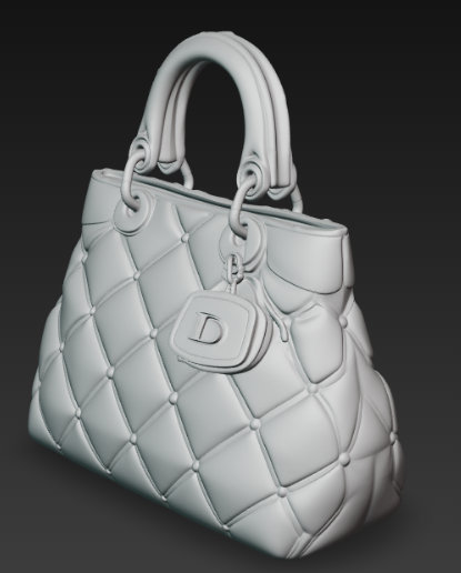 🎭 fashionable Dior bag・ STL File for 3D printing・Cults