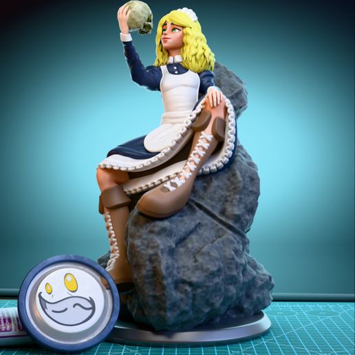 🫦 Hamlet Maid - 32m & 75mm (Pre-Supported)・ 3D File for 3D printing・Cults
