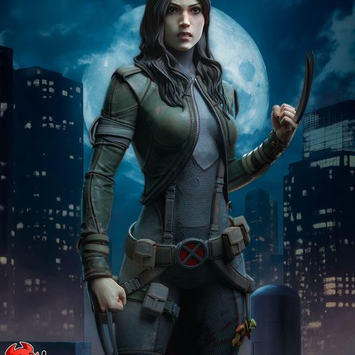 👾 X-23・ STL File for 3D printing・Cults