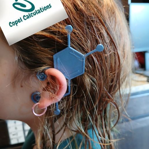 👂 Dopamine Ear Cuff STL・ STL file for 3D printing・Cults