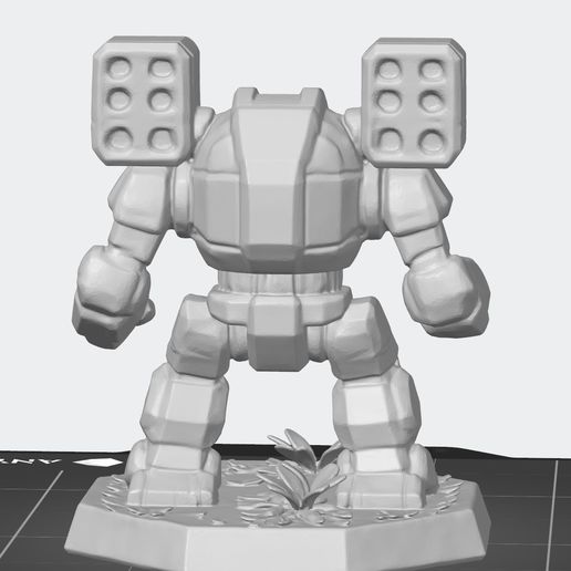 🐱 Mad Cat Mech Warrior Chibi style 3D printable model・Free STL File for ...