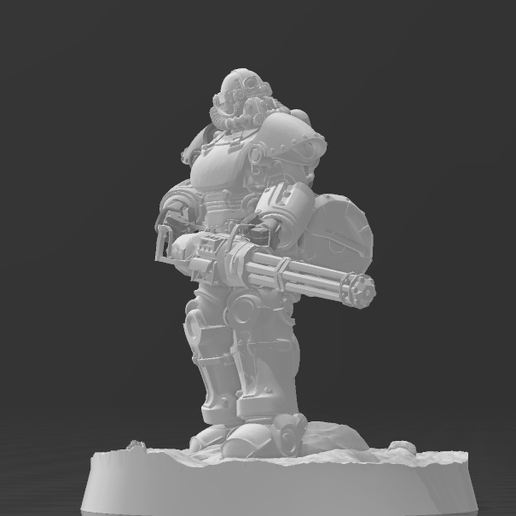 🎲 BOS T-51B squad (sunburst) from Fallout・Free OBJ File for 3D printing ...