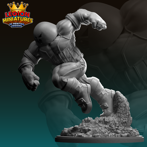 🦸 Marvel crisis protocol juggernaut presupported included・ STL File for ...