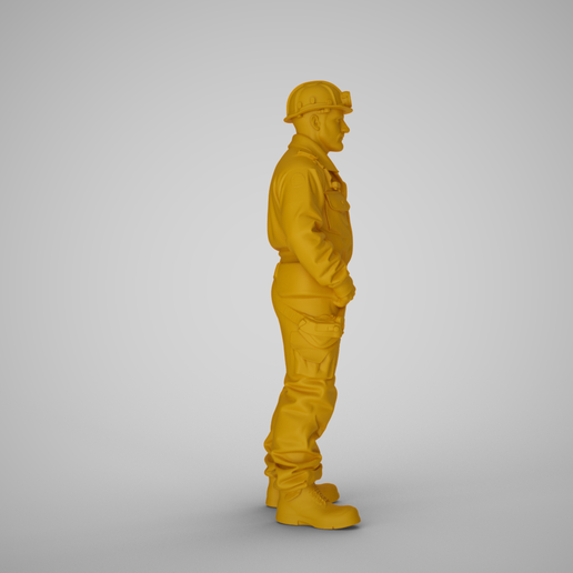 👨 Miner Man・ STL File for 3D printing・Cults