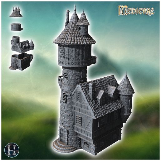 3D file Medieval village pack No. 9 - Medieval Gothic Feudal Old ...