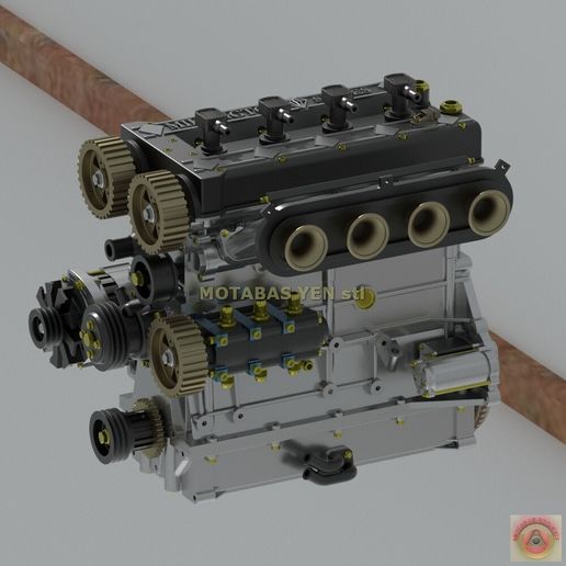 💎 MILLINGTON DIAMOND - ENGINE・ STL File for 3D printing・Cults