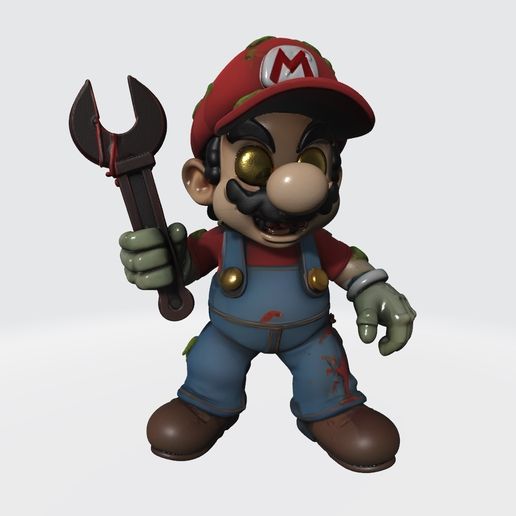 Файл 3D Mario Zombie 🧟 ・3D-печатная модель для загрузки・Cults
