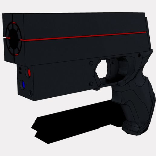 🔫 Gravitational Beam Emitter Pistol from "BLAME!"・ STL File for ・Cults