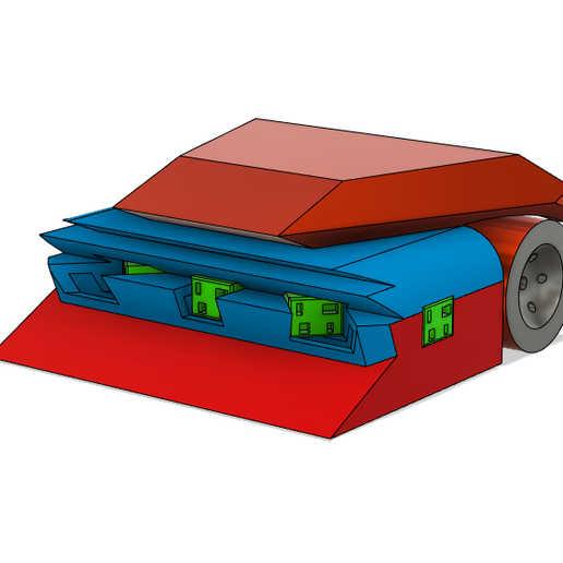 🤖 Mini Sumo Robot (PRO) Sólo para ganadores・Archivo STL para ・Cults