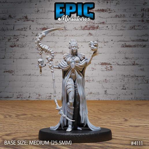 Archivo 3D Elf Warlock Female ‧ DnD Miniature ‧ Tabletop Miniatures ...