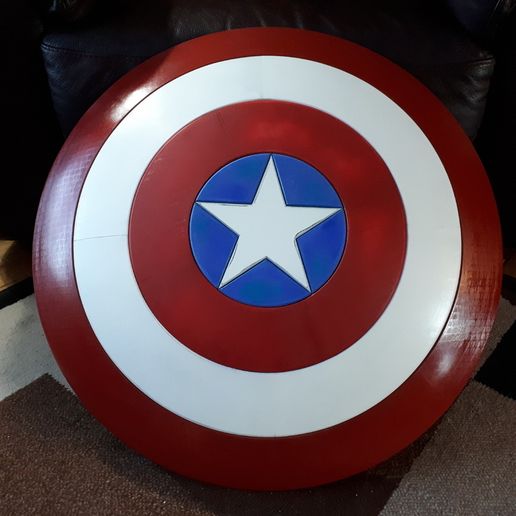 🛡️ Captain America Shield・Free 3D File for ・Cults