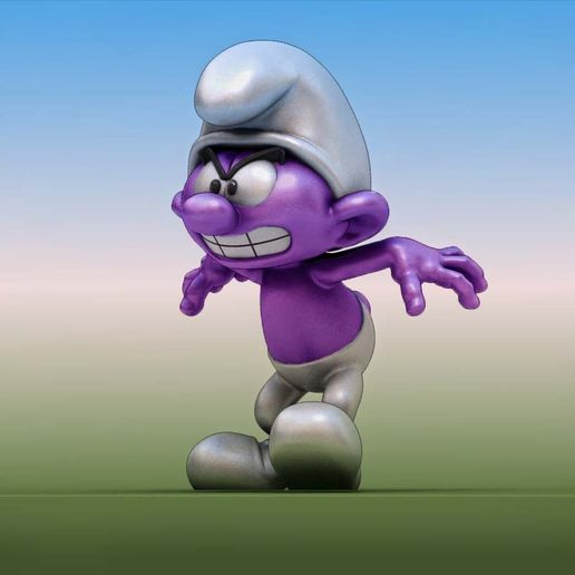 STL file Purple Smurf / Pitufo Morado 👾 ・3D printing model to download ...