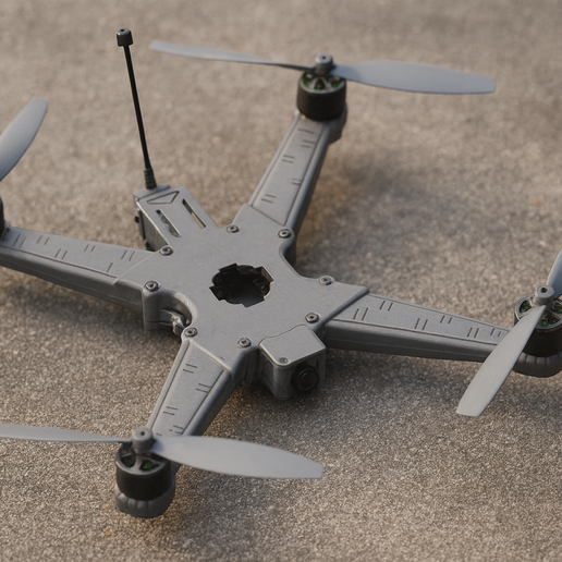 🖼️ FPV Drone 10-inch - 3D Printed Long-Range Frame (Custom Design)・ 3D ...