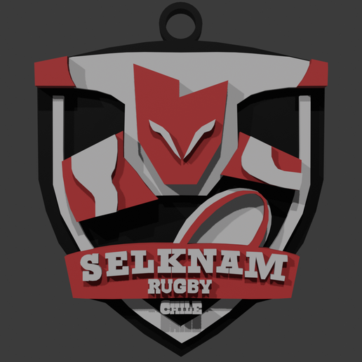 STL file Selknam Rugby Chile 🏉 ・3D printable model to download・Cults