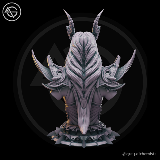 Archivo 3D Bust - Selene the Tiefling Sorcerer, DnD Minis - Fantasy ...