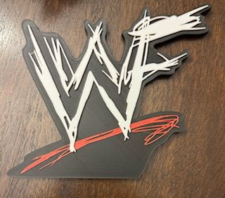 🤼 3D MULTICOLOR LOGO/SIGN - WWF/WWE Logo Megapack・3D Print with the ...