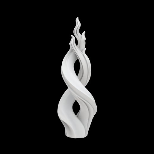 💃 Dancing Flames Statue 3D print model・ STL File for 3D printing・Cults