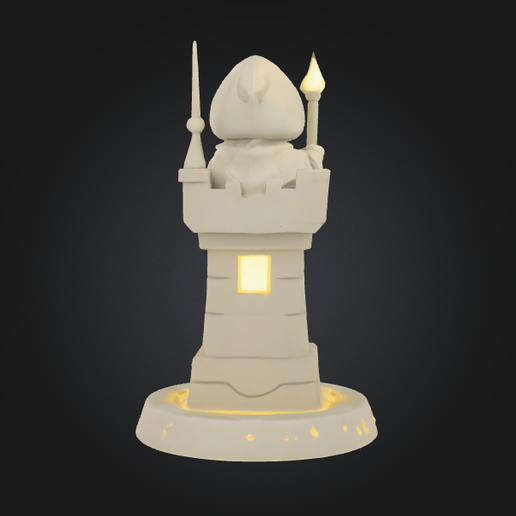 🎲 The tower guardian・ STL File for 3D printing・Cults