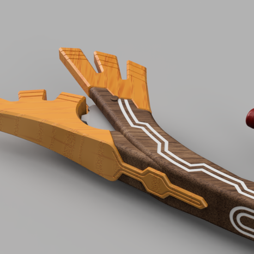 🦅 Revali and Link's Great Eagle Bow・ 3D File for ・Cults