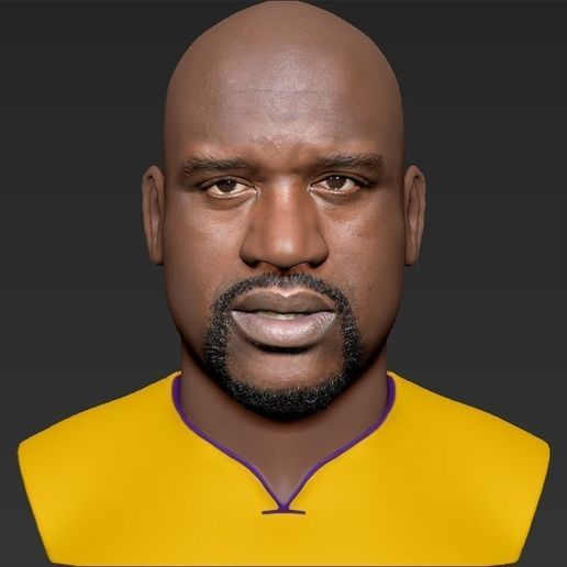 👤 Shaq ONeal bust ready for full color 3D printing・ 3D File for 3D ...