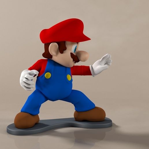 🎲 High-Res Super Mario・Free 3D File for ・Cults