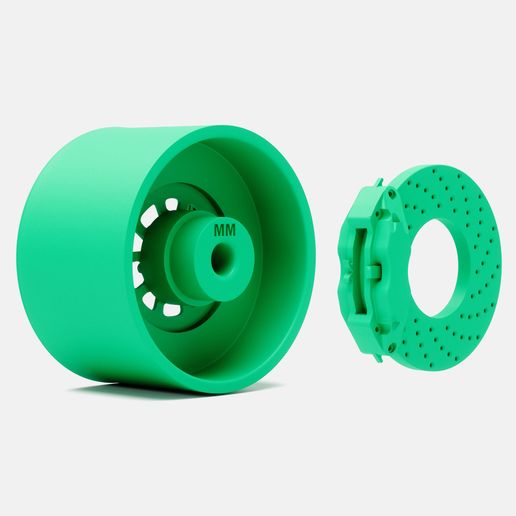 🛞 1/24 Scale, 15x10 Sander 752 Wheel and Brake・ STL File for 3D ...