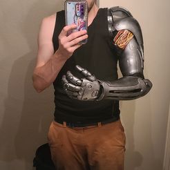 💪 Edward Elric automail arm Fullmetal alchemist cosplay - [3D print ...