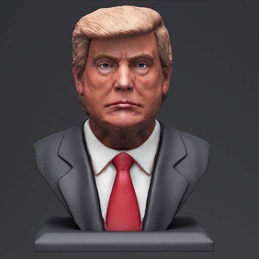 👤 Donald Trump, president donald trump, trump bust, trump 3d print ...