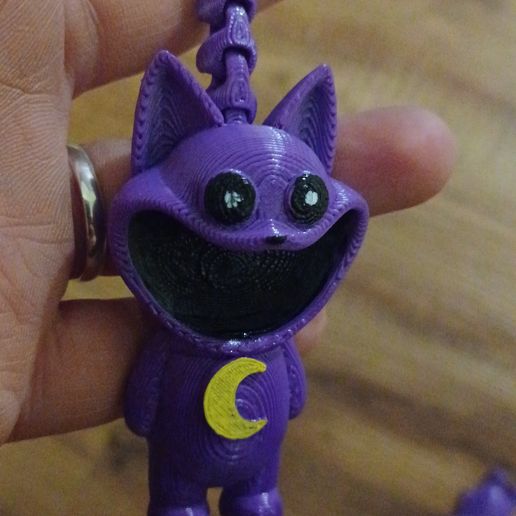 🗝️ Catnap Smiling Critters Keychain Flexi link / Fast quick print ...