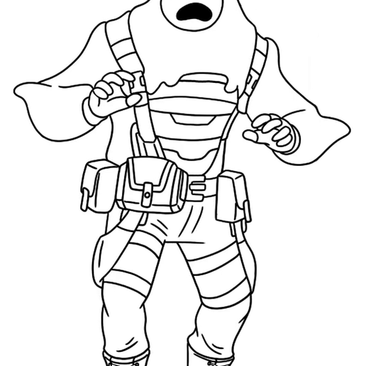 👫 Fortnite Coloring pages・Free 3D File for 3D printing and CNC ...