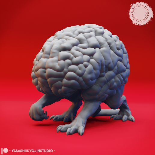 🎲 Intellect Devourer - Tabletop Miniature・Free 3D File for ・Cults