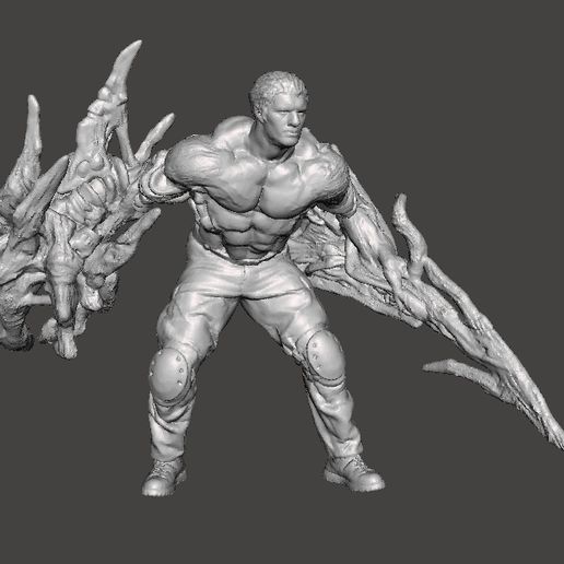 STL file RE4 MUTATED KRAUSER MINIATURE MODEL FOR HORROR OR FANTASY ...