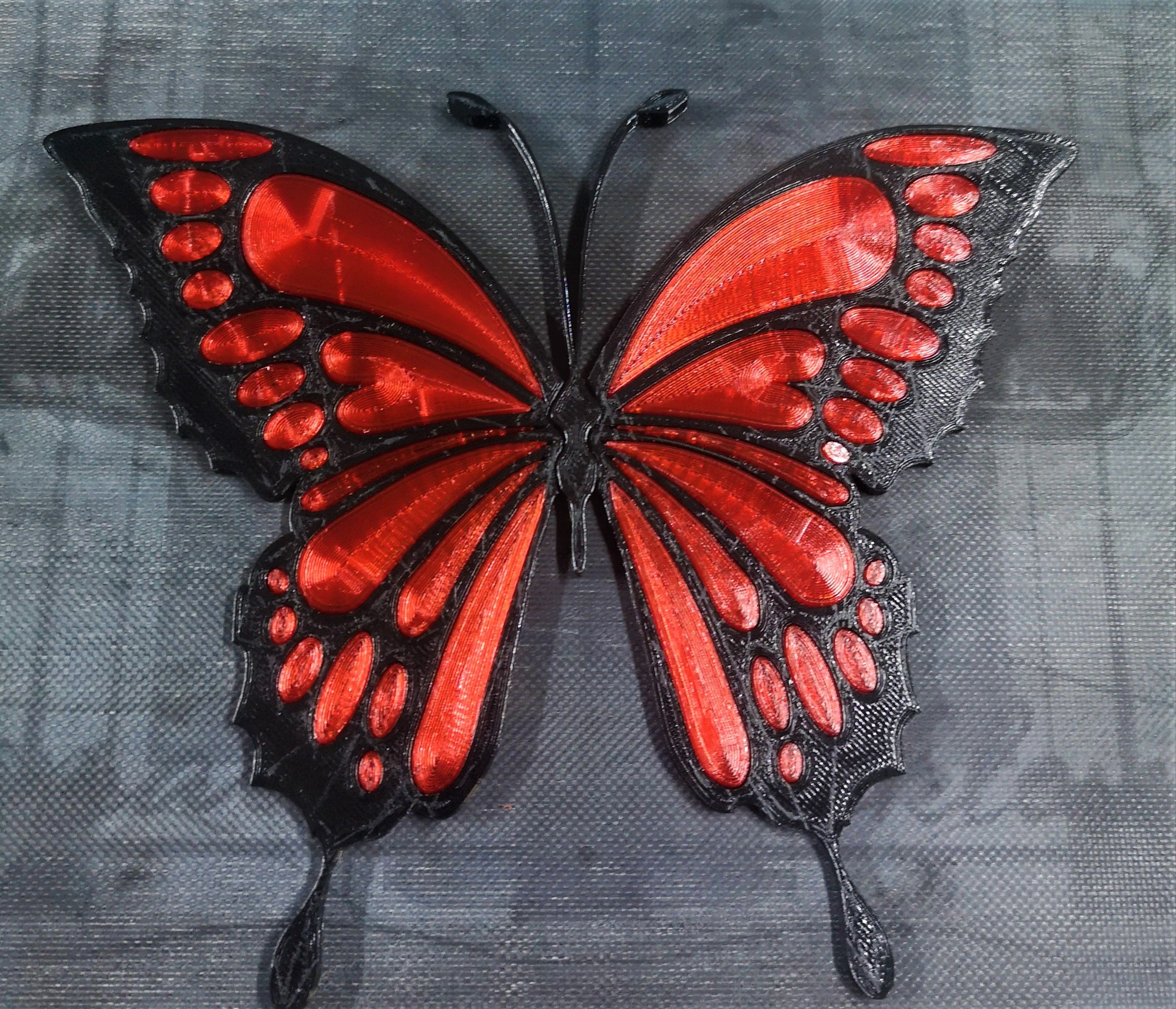 Download STL File Butterfly With Movable Wings Model To 3D Print Cults