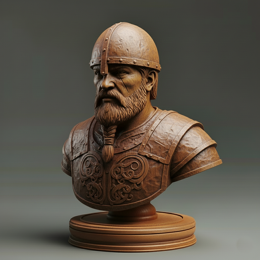 🫡 Soldado vikingo medieval Peón Pieza de ajedrez・Archivo STL para ...