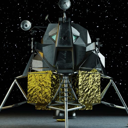 STL file Apollo 13 Aquarius Lunar Module ♒ ・3D printable model to ...