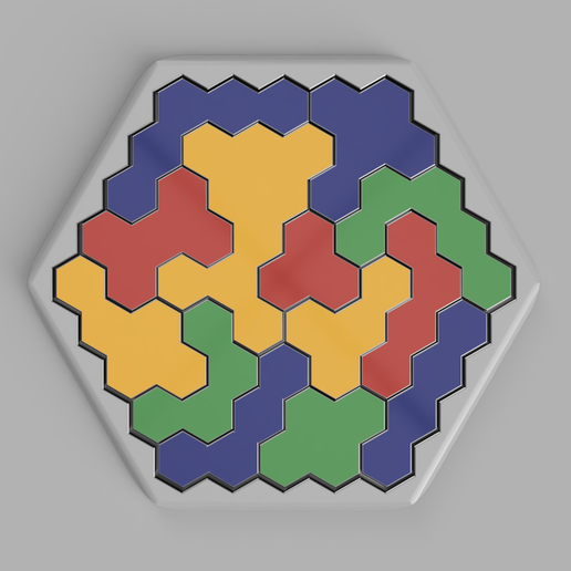 hexagon based 3d shape