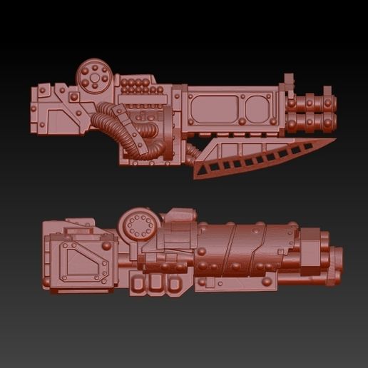🔫 reinforced dread weapons・Free OBJ File for 3D printing・Cults