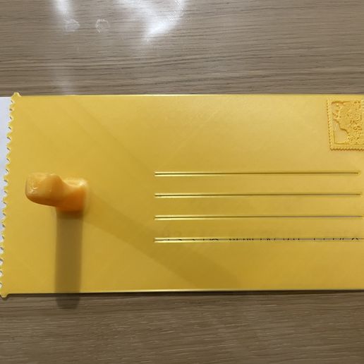 ️ Handwritten envelope stencil - address guide・Free STL File for ・Cults