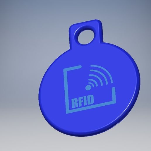 🔑 RFID key fob・Free STL File for ・Cults