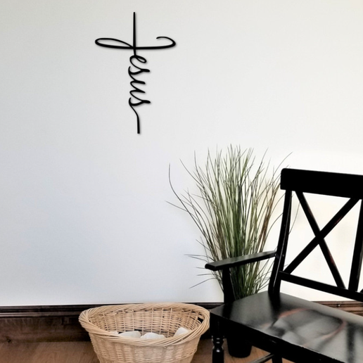 Free 3MF file Jesus Wall Accent ️ ・3D print design to download・Cults