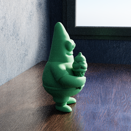 ⭐ Chibi Patrick Star・Free STL File for 3D printing・Cults
