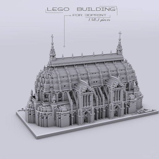 🏗️ LEGO Building・ 3D File for 3D printing・Cults
