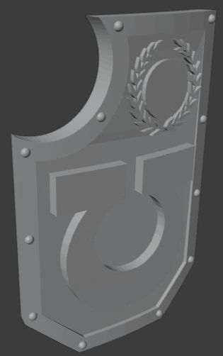 🛡️ Ultra marine Shield Pack - English・ STL File for 3D printing・Cults