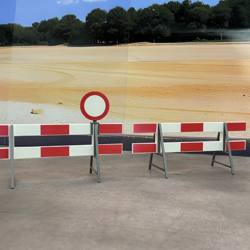 🚦 Traffic Sign Set with Pallets & Printable Stickers 1/14・ STL File for ...