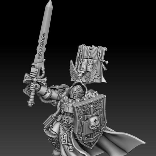 ⚔️ Silver Wardens Supreme Warptraveler (presupported)・ 3D File for 3D ...