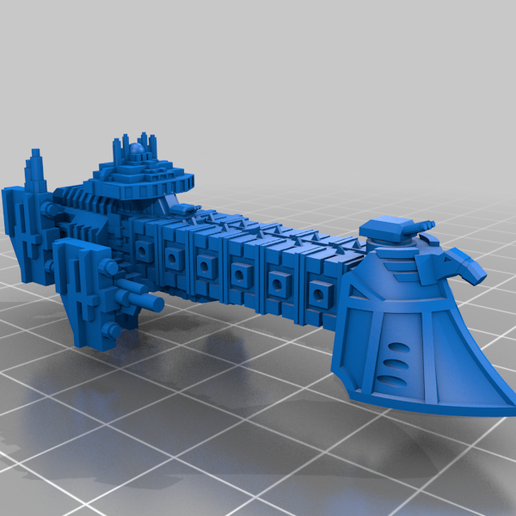 Free STL file Devastator Pattern Strike Cruiser 👽 ・3D print design to ...