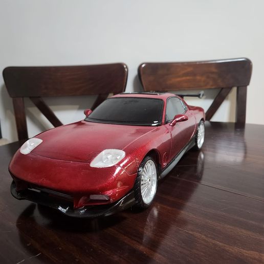 3D printing RC 1/10 Mazda RX7 - FnF • made with bambulab a1・Cults